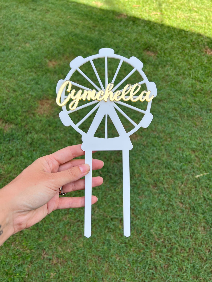 Ferris Wheel Cake Topper – Shimmer by Shannyn